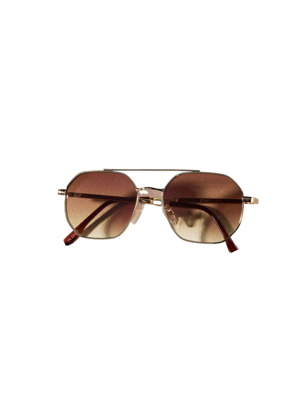 Eyeking, Circle Metal Aviator Sunglasses, Gold - J. Cathell